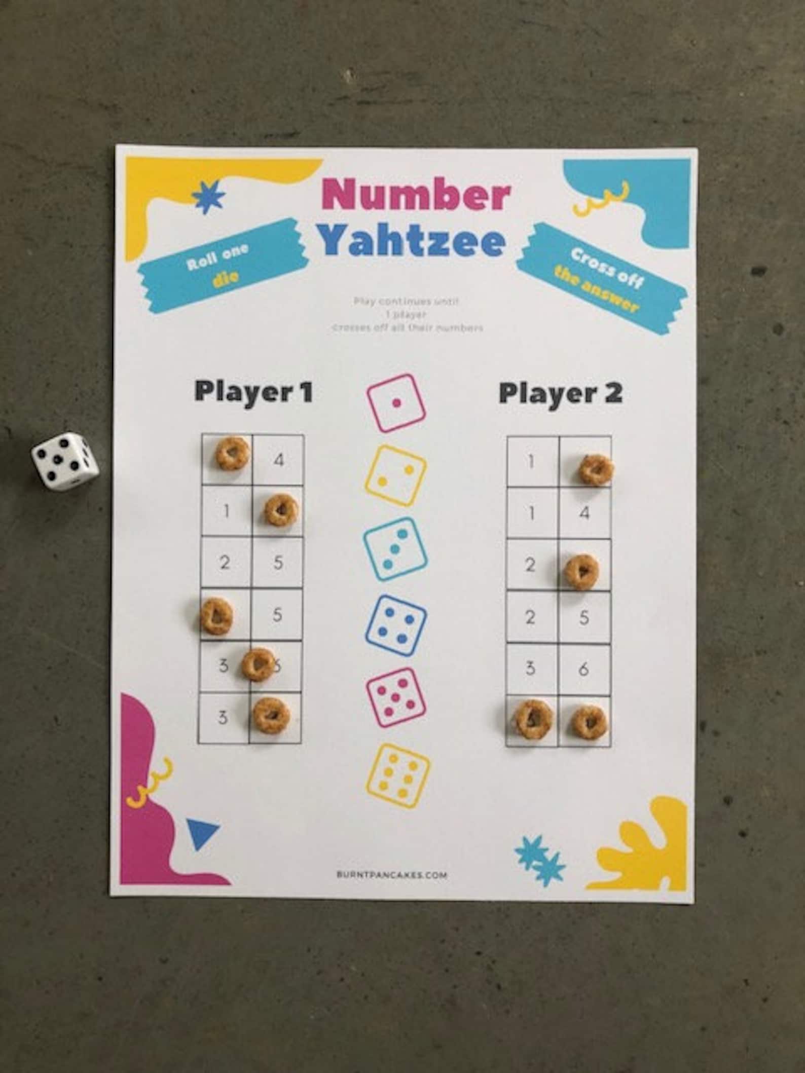 Number Recognition Dice Game | Learn Numbers 1-6 | Preschool ...