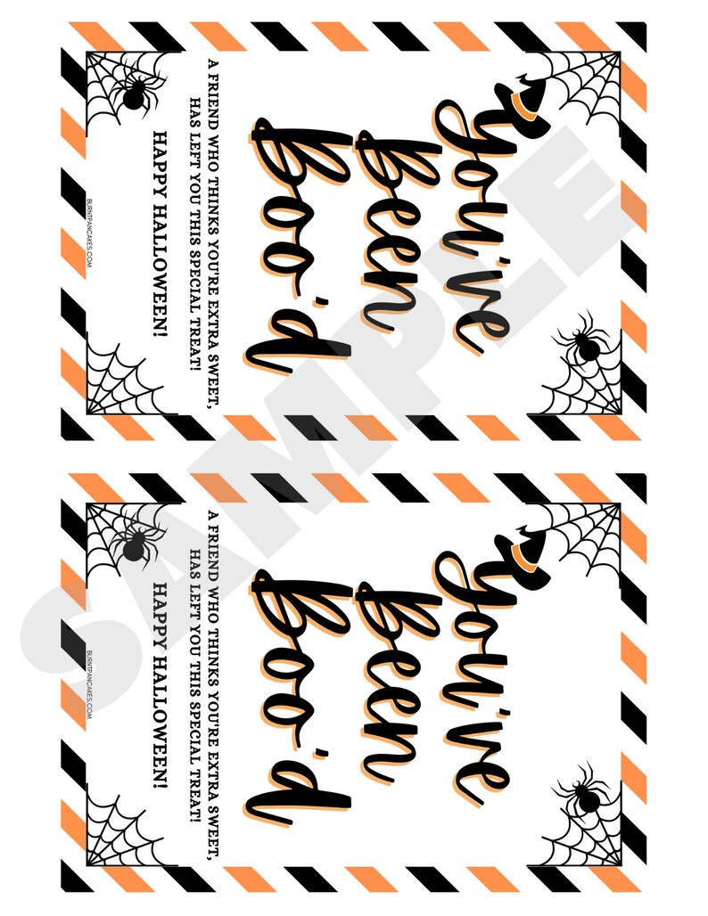 Halloween Gift Tags | Printable Favor Tags | Gifts for Friend | Gift ...