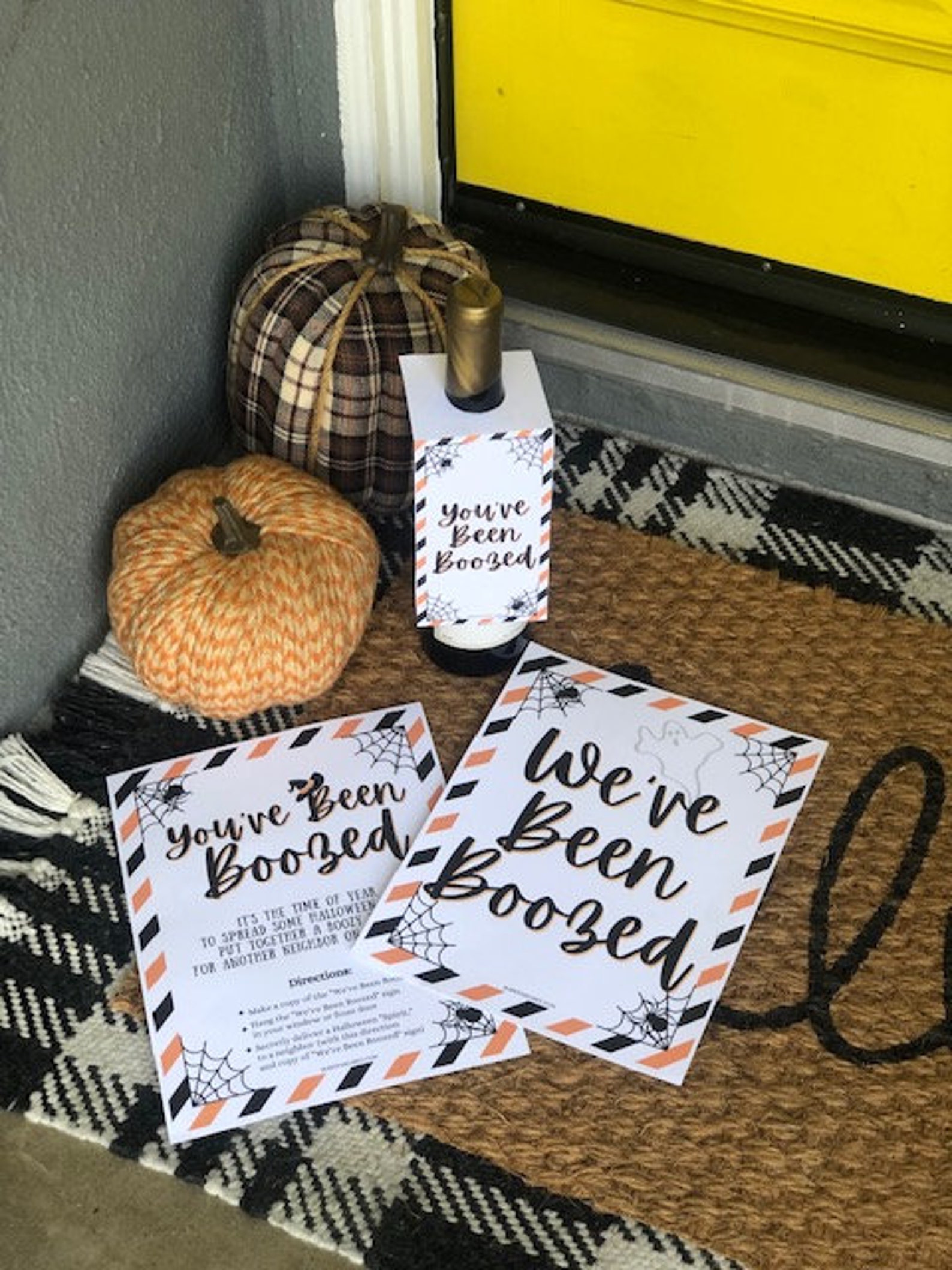 You've Been Boozed | Printable Sign and Directions | Neighborhood ...