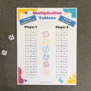 Multiplication Dice Game for Kids | Fun Way to Learn Multiplication ...
