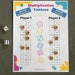 Math Dice Game Bundle | Multiplication, Addition and Number Recognition ...