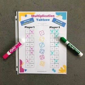 Multiplication Dice Game for Kids | Fun Way to Learn Multiplication ...
