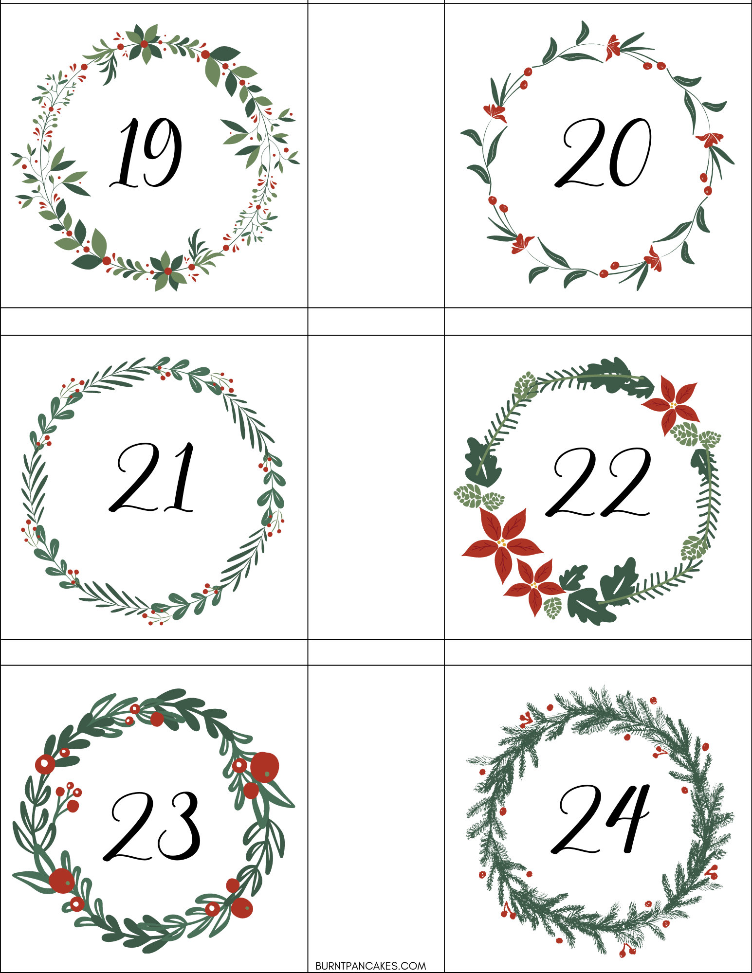 Advent Calendar Scripture Cards Daily Christmas Scripture - Etsy