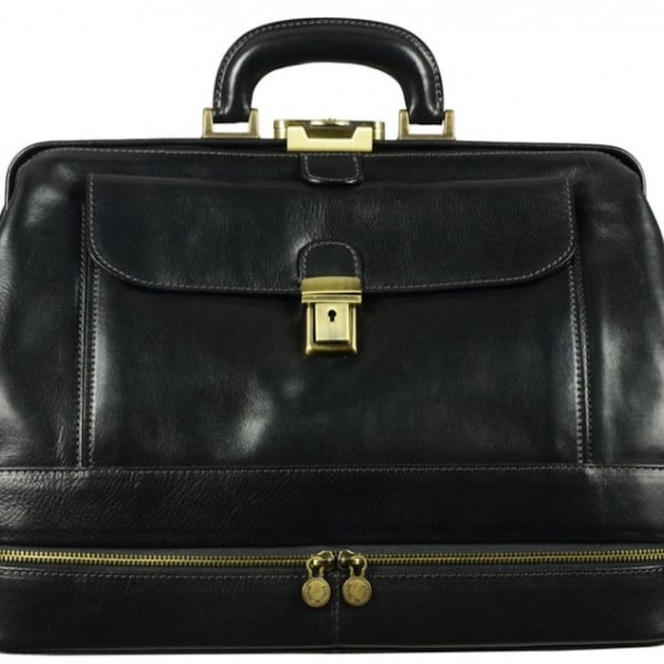 Black Doctor Bag - Etsy
