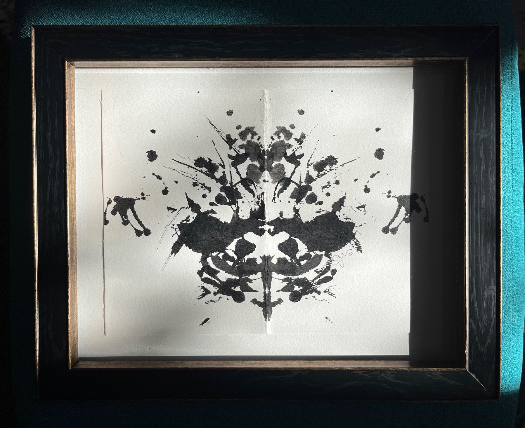 Rorschach-inspired Ink Blot Original Art - Etsy