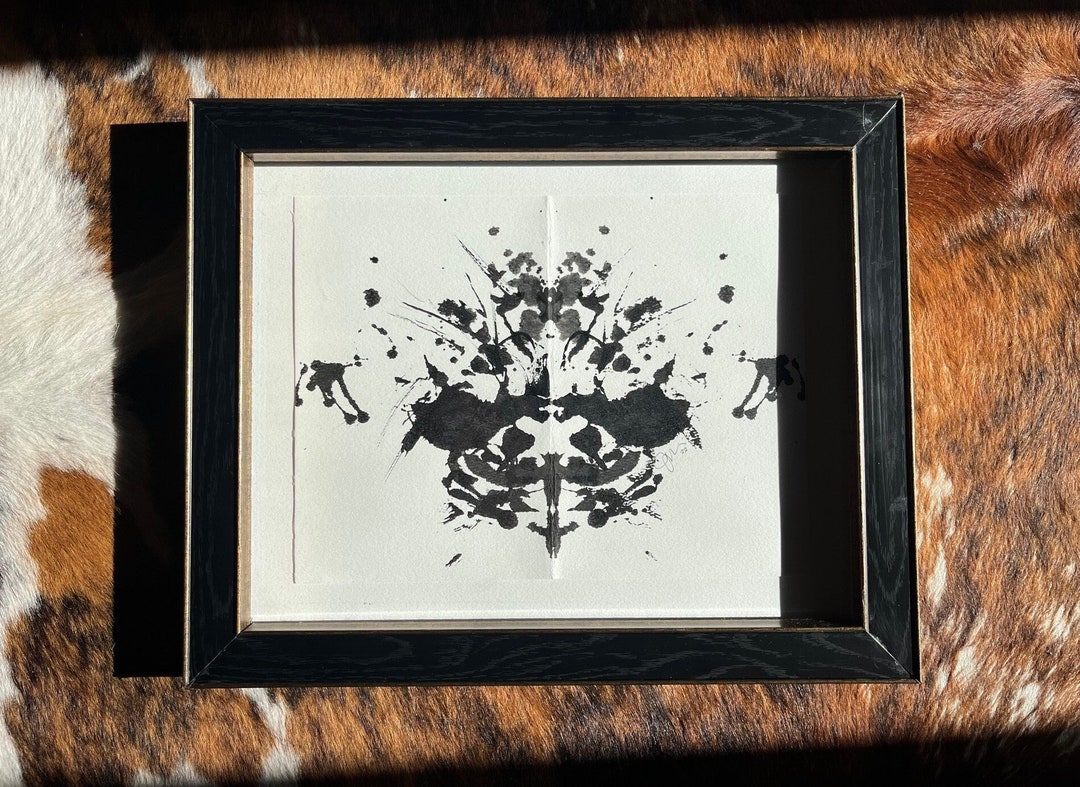 Rorschach-inspired Ink Blot Original Art - Etsy