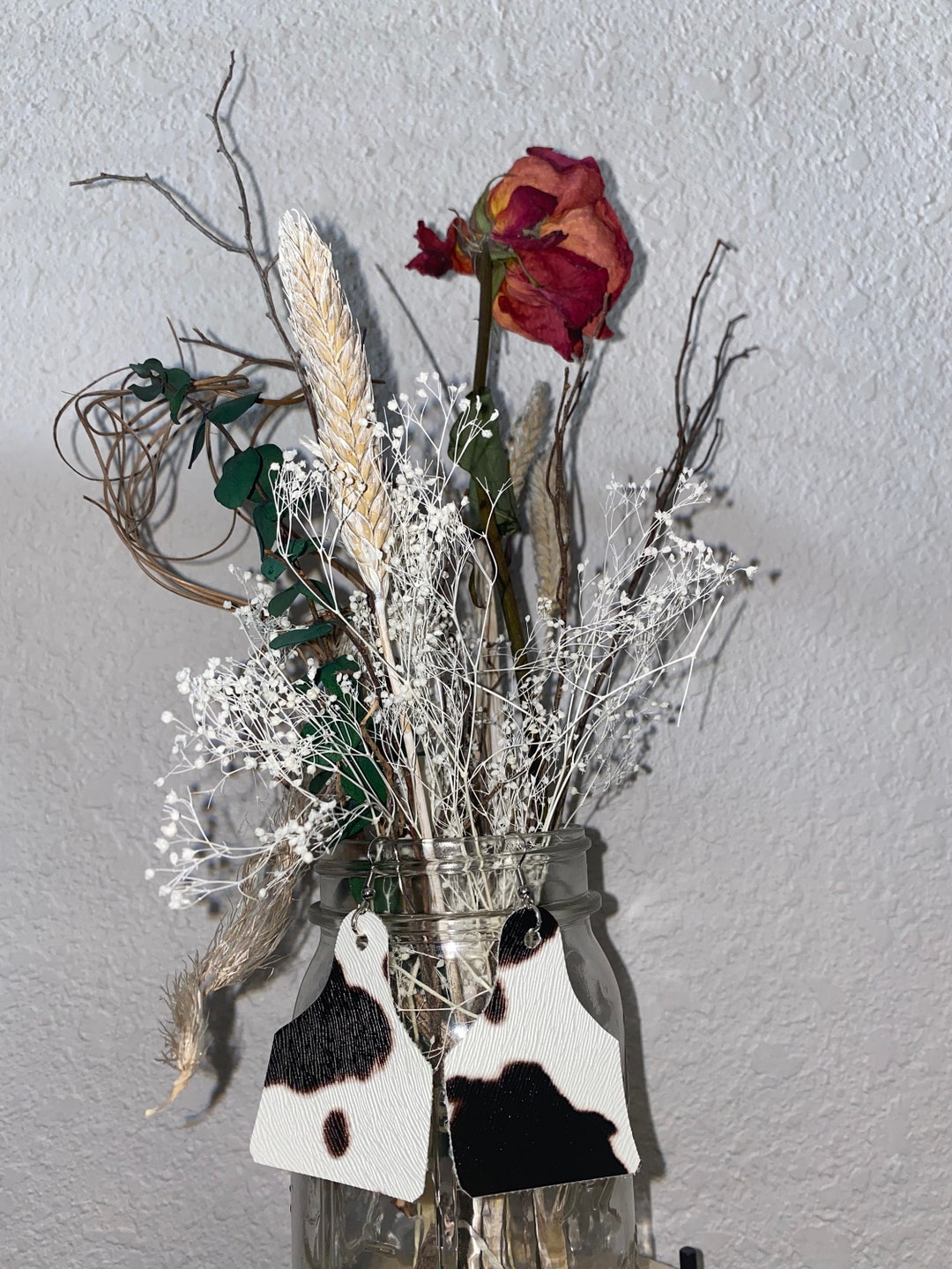 Cow Print Tag - Etsy