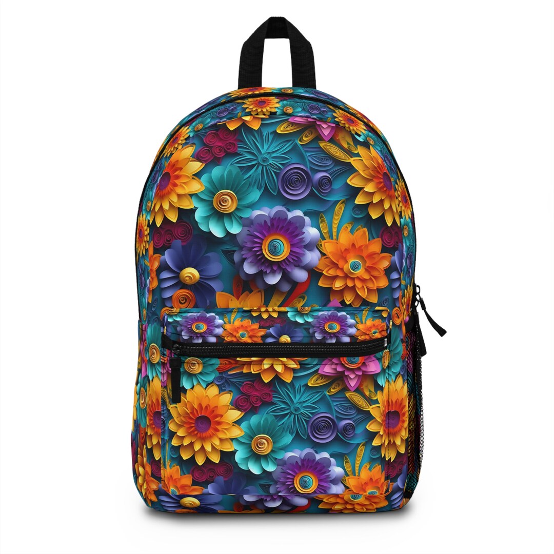 Extraordinary Designs Backpack, 3D Patterns, Stunning Florals ...