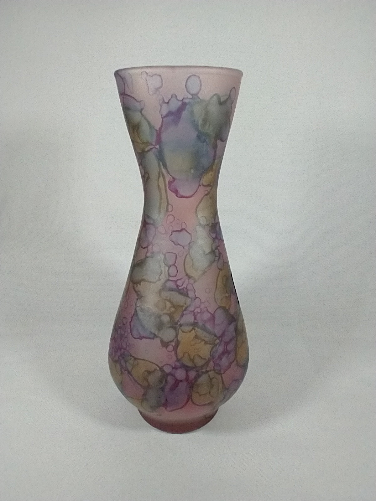 Vintage Hand Painted by Ilanit Olamtov Jerusalem Glass Vase | Etsy