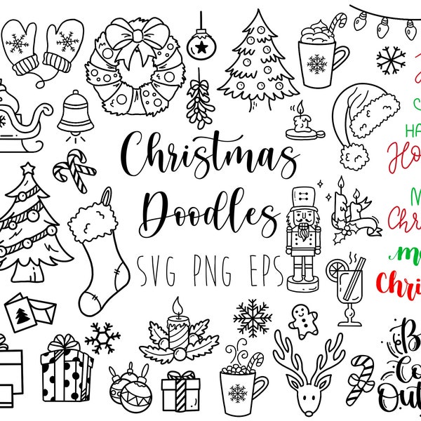 Christmas Svg Bundle - Etsy