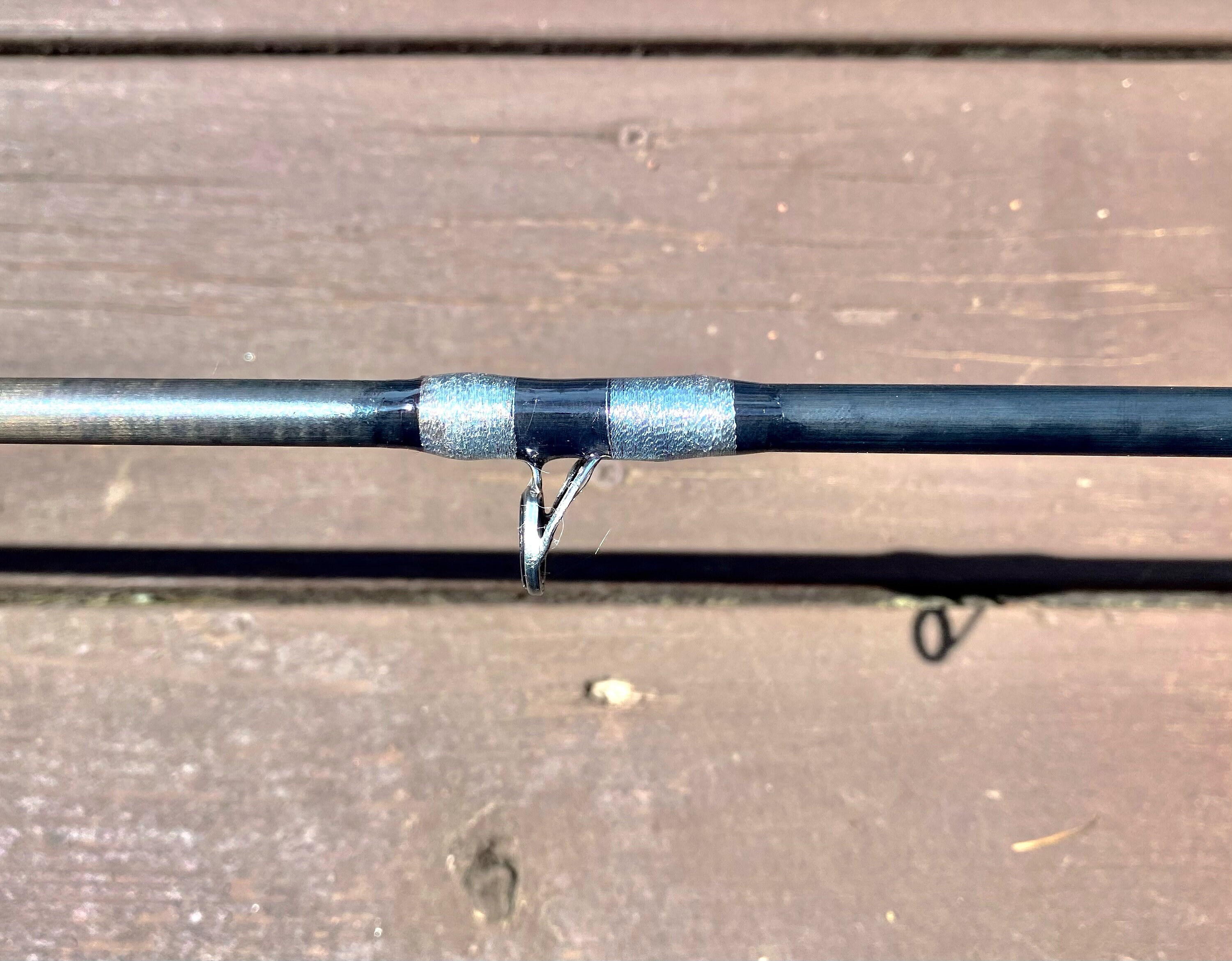 Nine Foot Fly Fishing Rod With Blue Diamond Design - Etsy UK