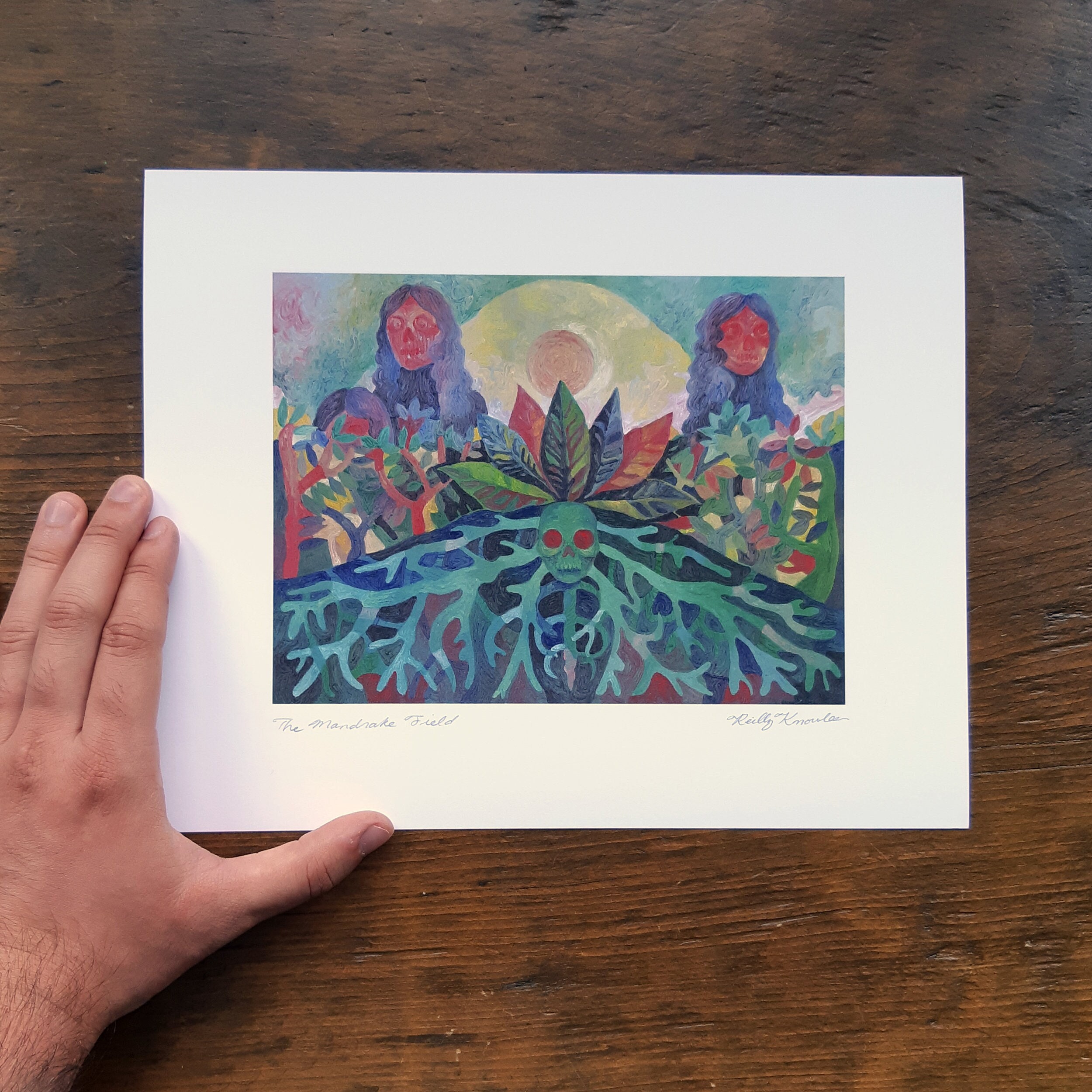 The Mandrake Field Art Print of Oil Painting 8x10 - Etsy