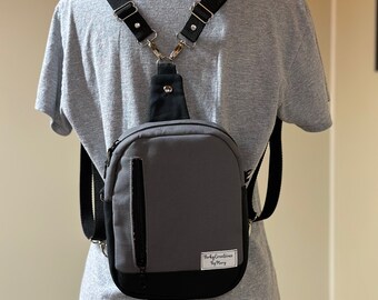 Antique Map Pebble Convertible Sling Bag/backpack - Etsy