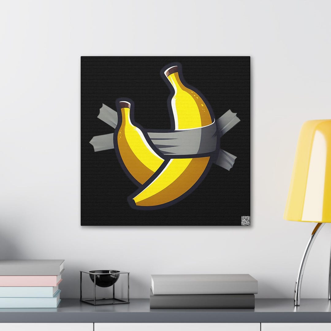 Banana With Duct Tape Contemporary Art Modern Gift Banana Print ...