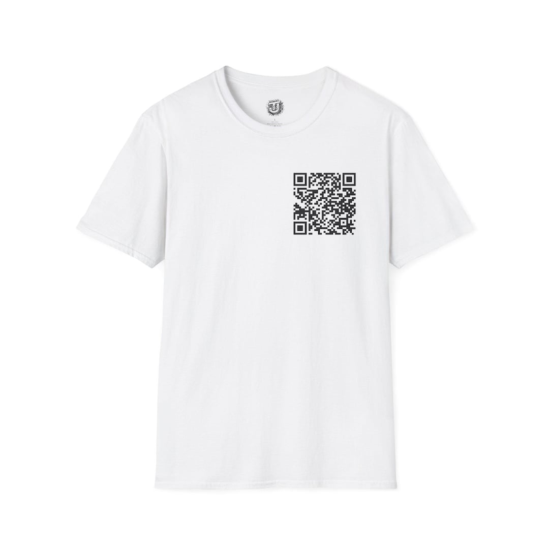 Funny QR Code Art Let That Sht Go QR Code Unisex Crew Tee - Etsy