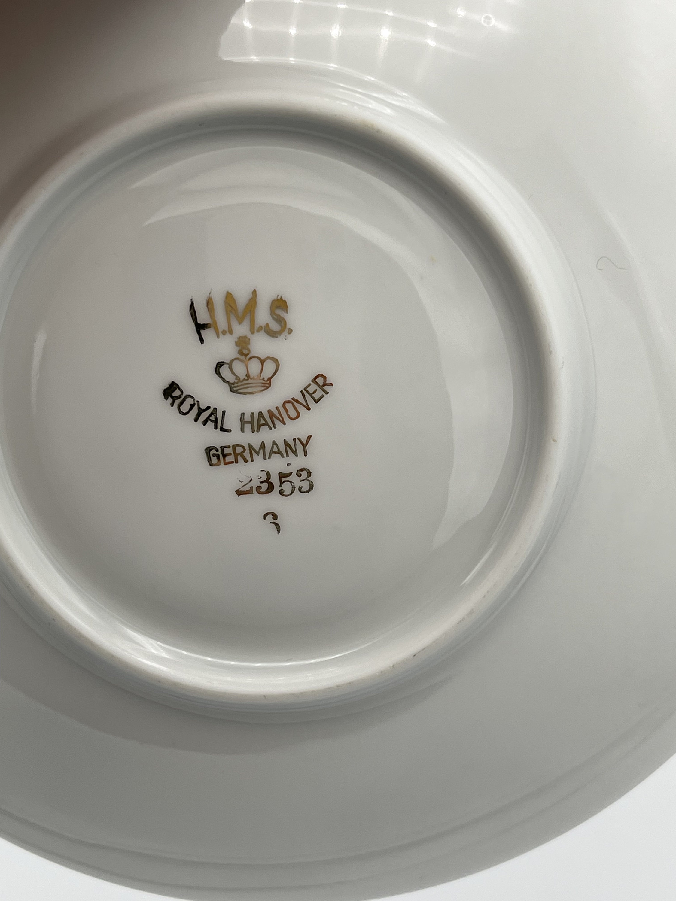 Antique H.M.S Royal Hanover Porcelain Tea Set - Etsy