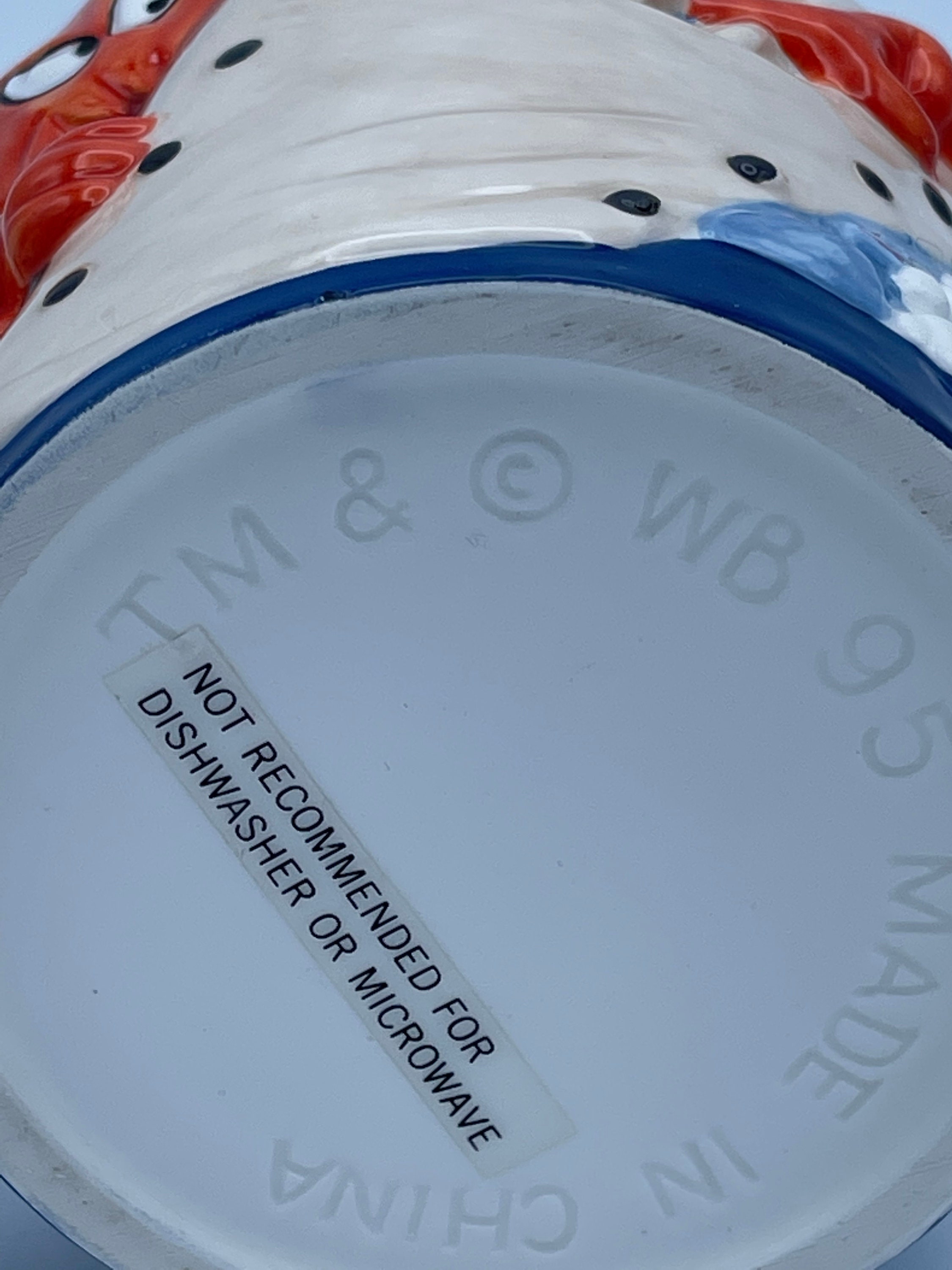 Vintage Warner Brothers Mug Bugs Bunny and Monster - Etsy