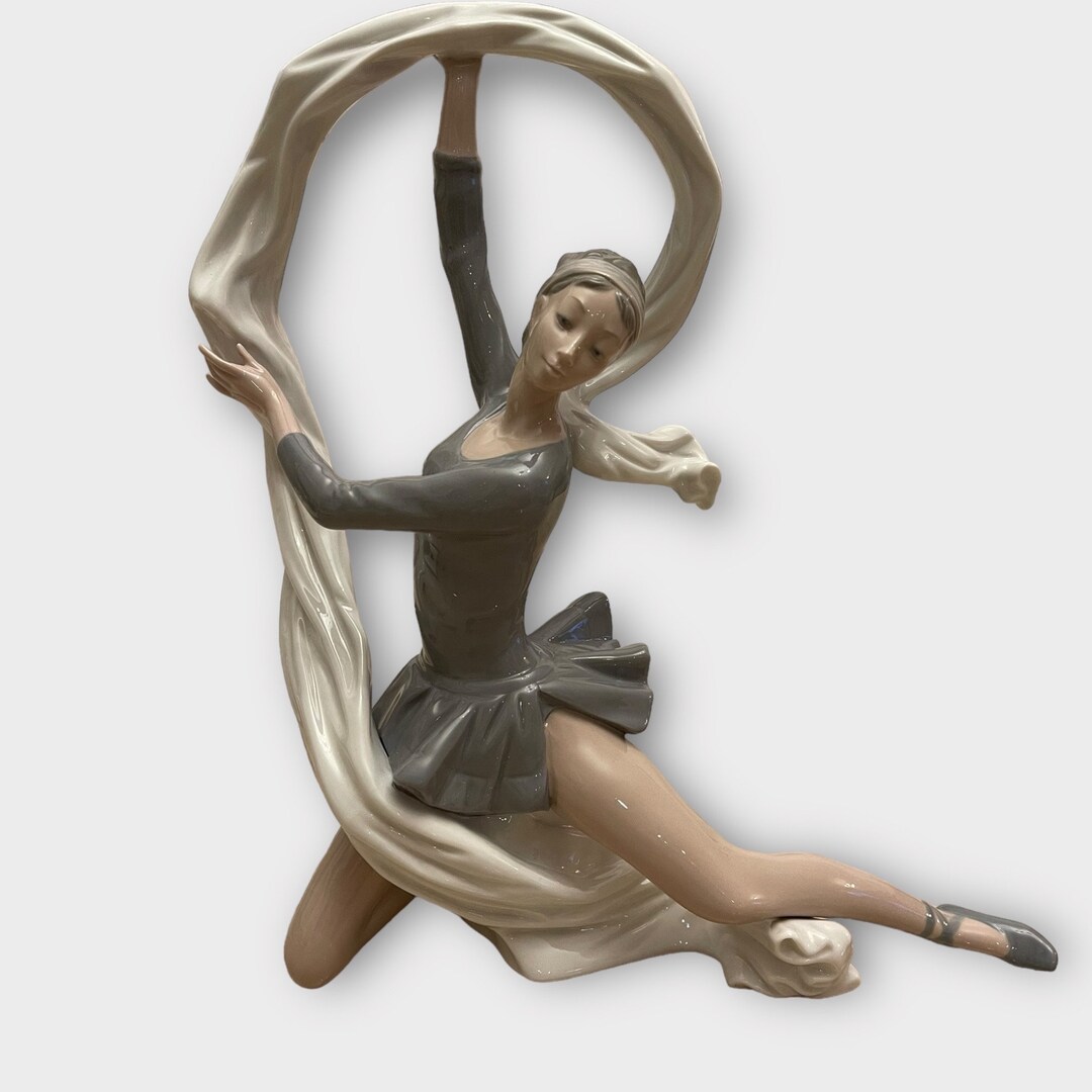 Vintage Lladro NAO Dancer With Veil Figurine Ballerina Porcelain 1977 ...