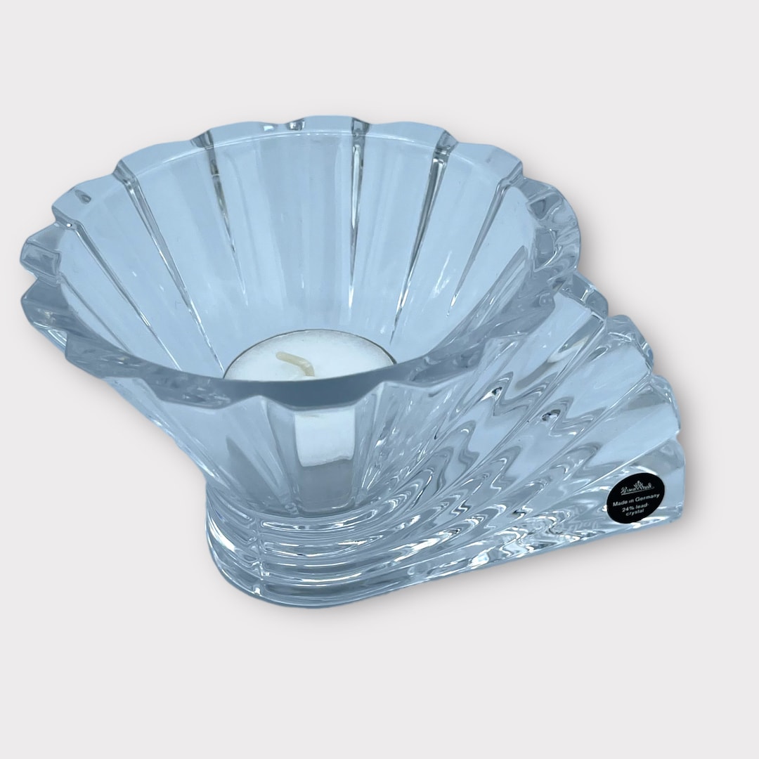 Vintage Rosenthal Crystal Blossom Votive3 With Candle Item - Etsy