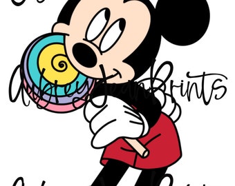 Mickey Mouse Sublimation Transfer Ready to Press Heat Transfer | Etsy