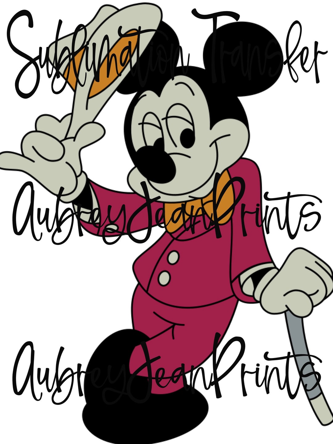 Tower of Terror Mickey Sublimation Transfer Ready to Press - Etsy