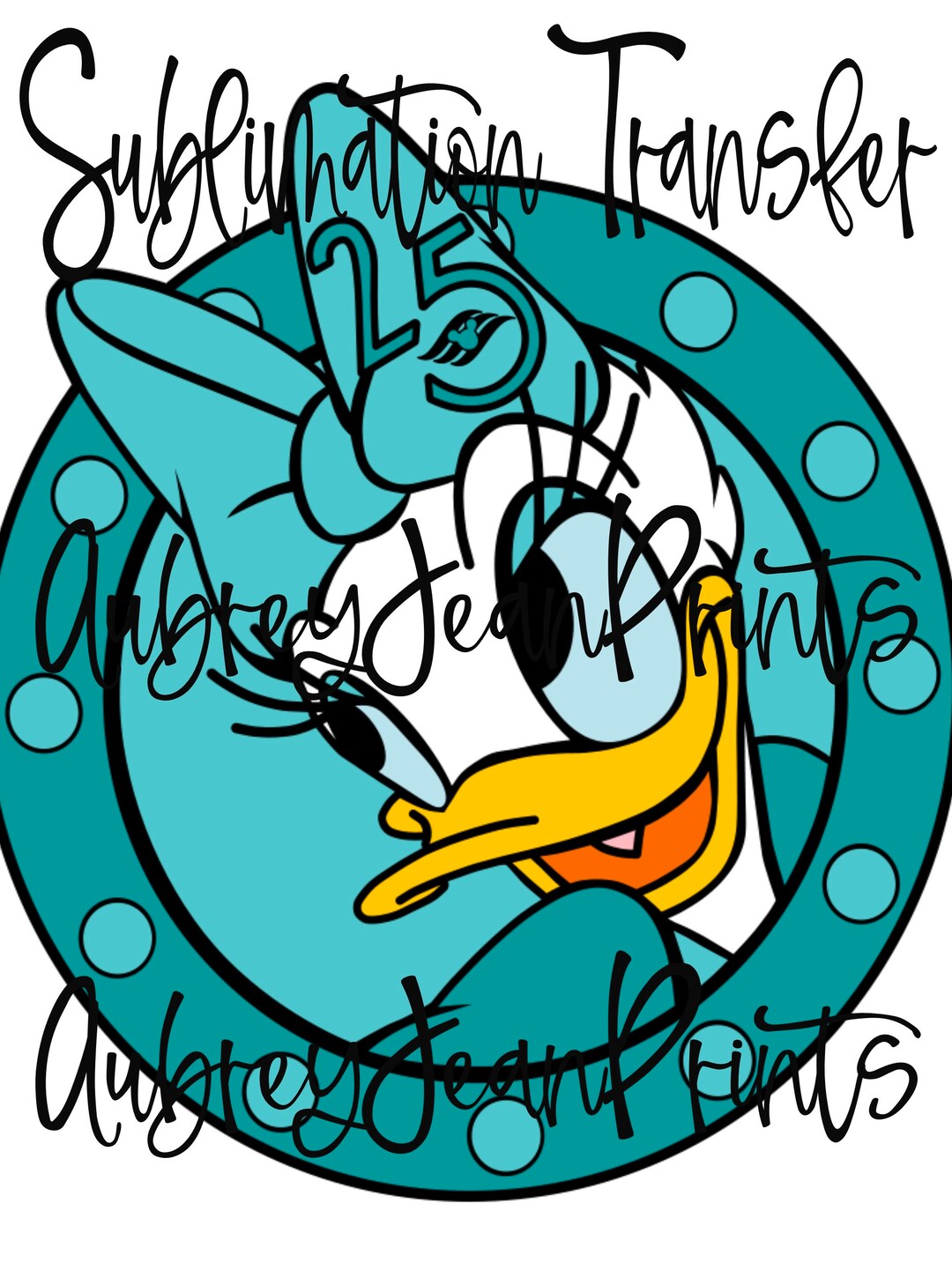 DCL 25th Anniversary Sublimation Transfer Ready to Press Heat Transfer ...