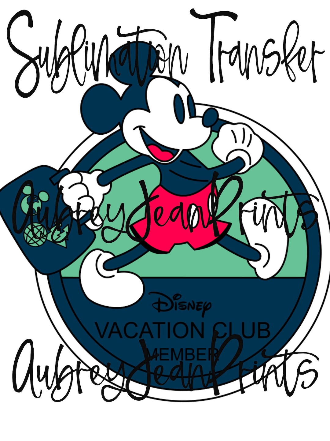 DVC Welcome Home Logo Sublimation Transfer Ready to Press Transfer ...