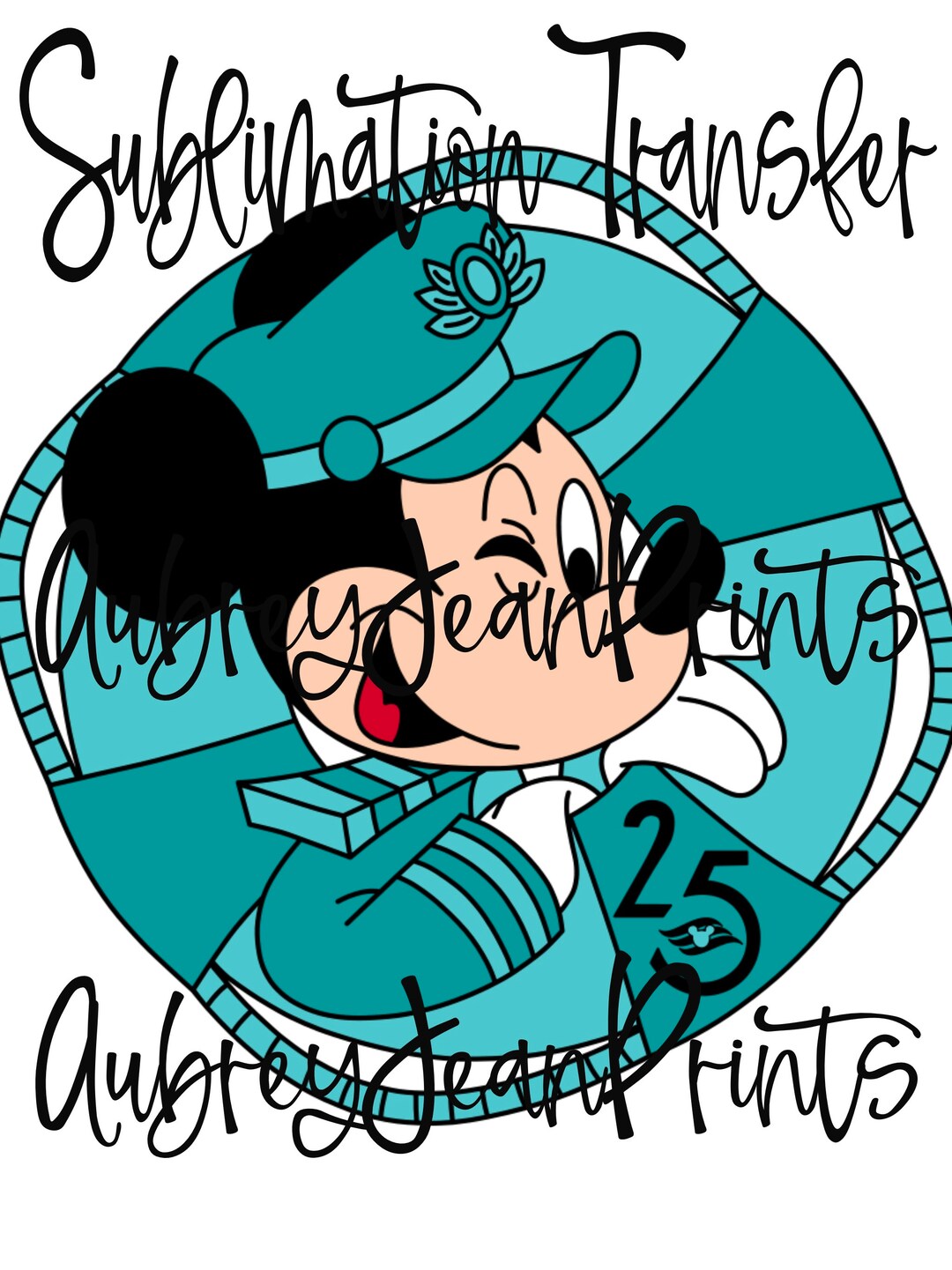 DCL 25th Anniversary Sublimation Transfer Ready to Press Heat Transfer ...