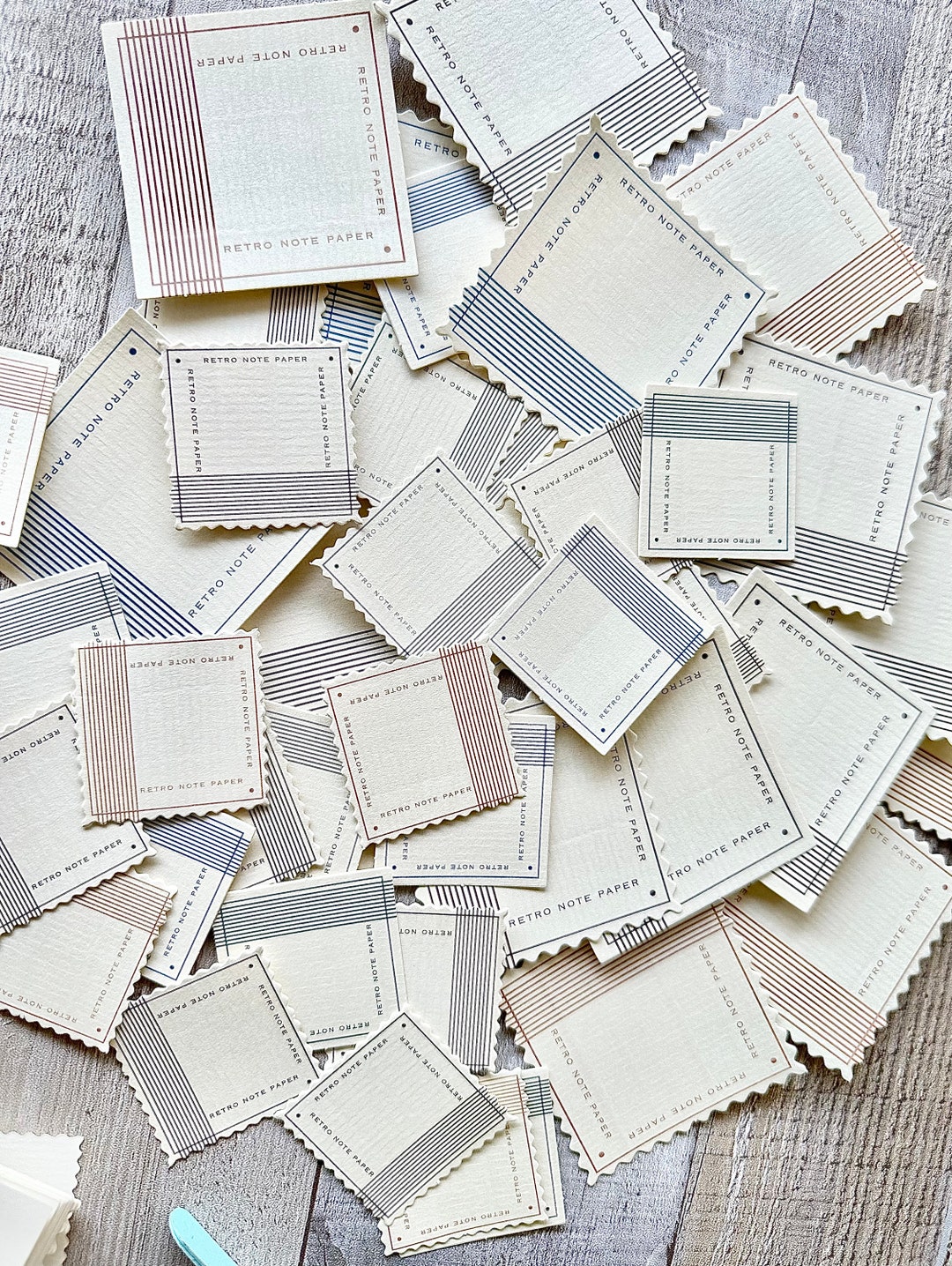 40pcs Aesthetic Note Paper Memo - Ephemera Pack - Scrapbooking - Junk ...