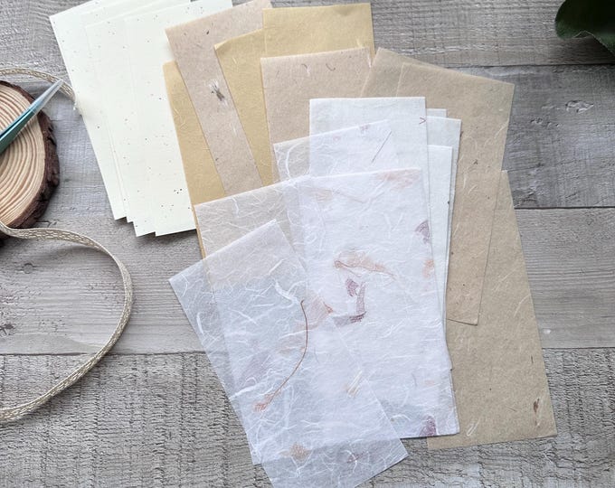 Mixed Paper Pack Ephemera - Textured Paper - Assorted Collage Paper ...