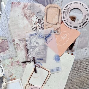 45pcs Aesthetic Journal Kit - Grab Bag - Scrapbook Kit - Mystery Bag ...