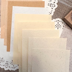 Mixed Paper Pack - Assorted Collage Paper - Texture Paper - Embossed ...