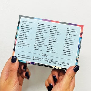 Scratch off Cards - Bucket List - "cities of the World" - Etsy