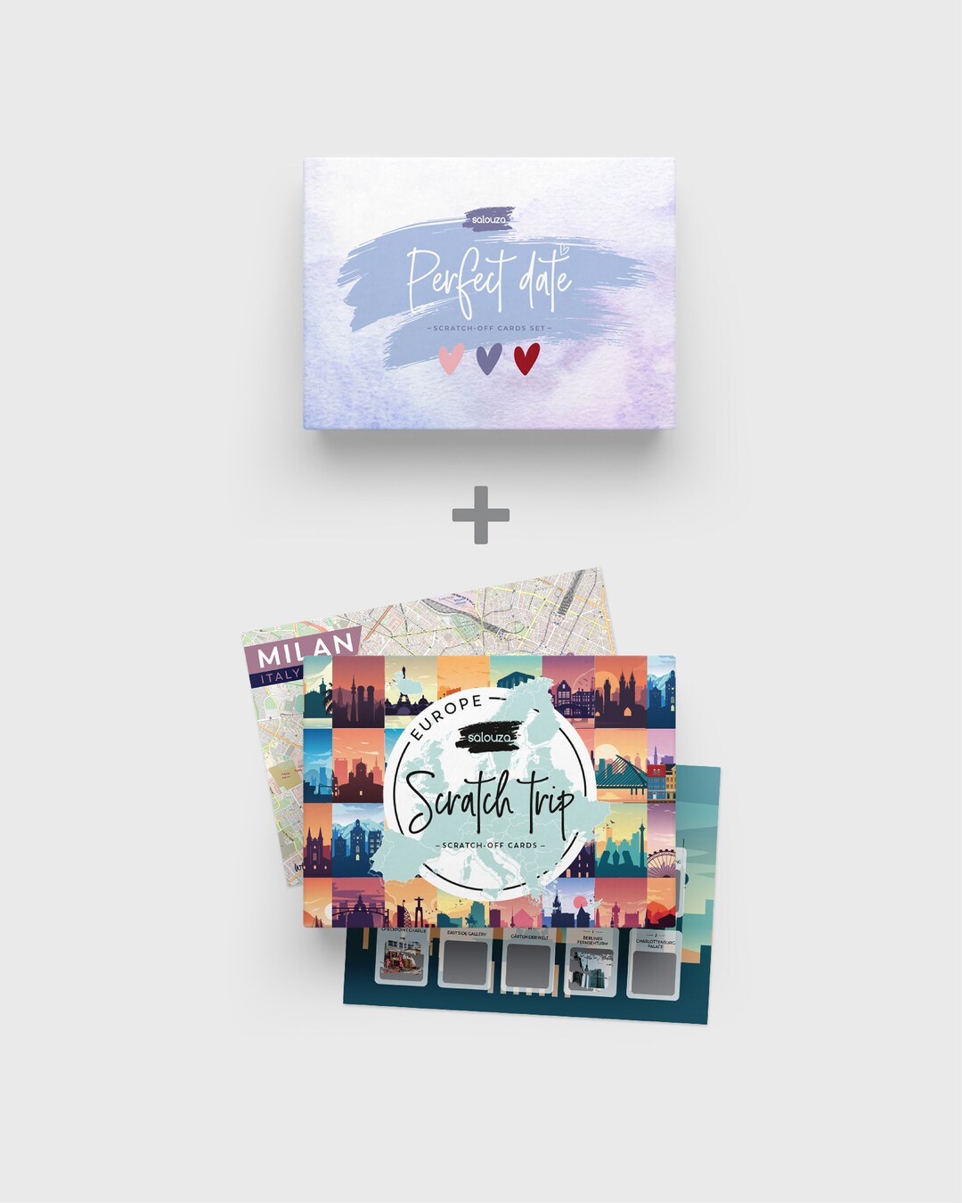 Scratch off Cards - Bucket List - "cities of Europe" and Set Box ...