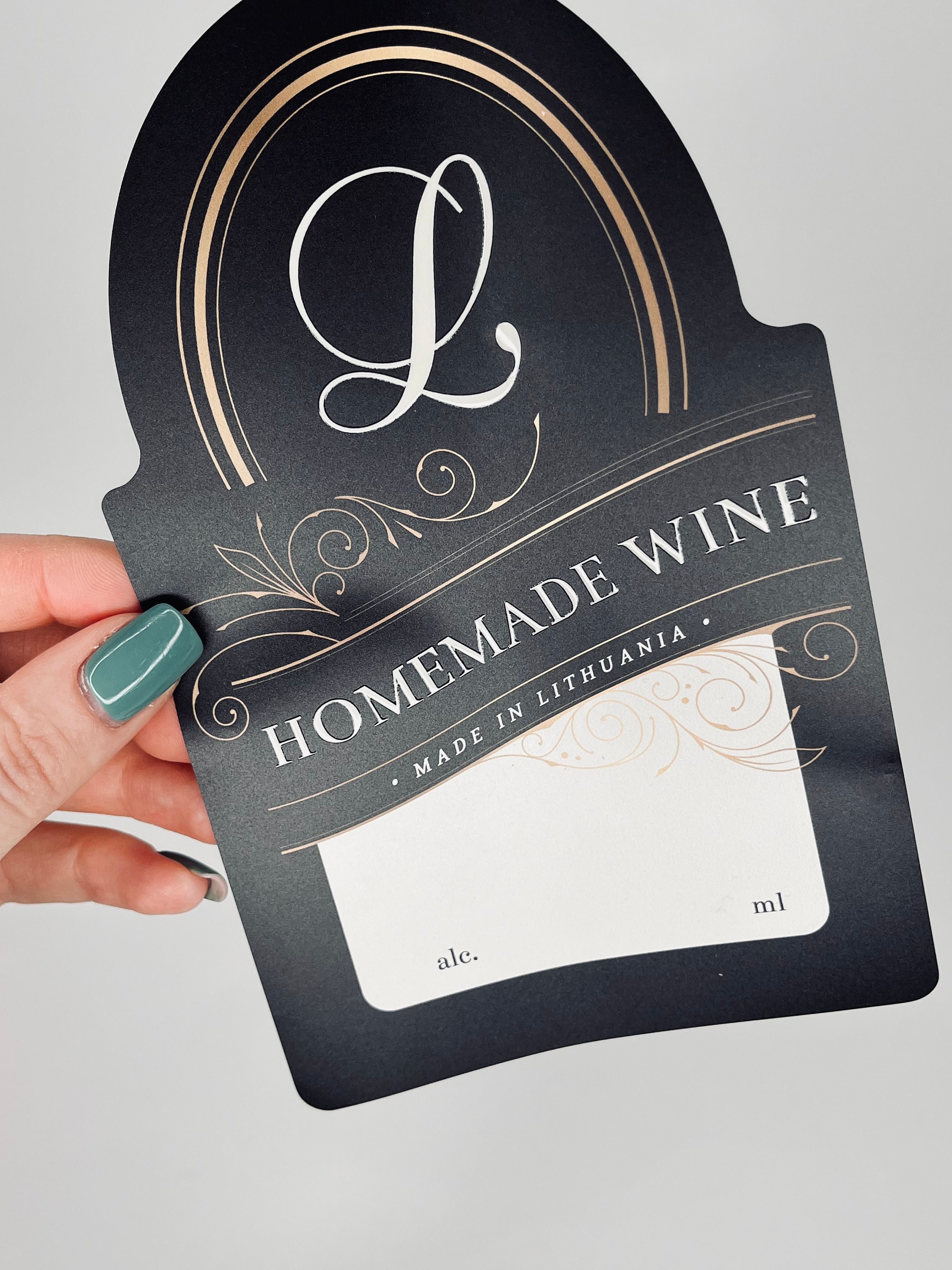 Custom Embossed 3D Wine Labels - Etsy