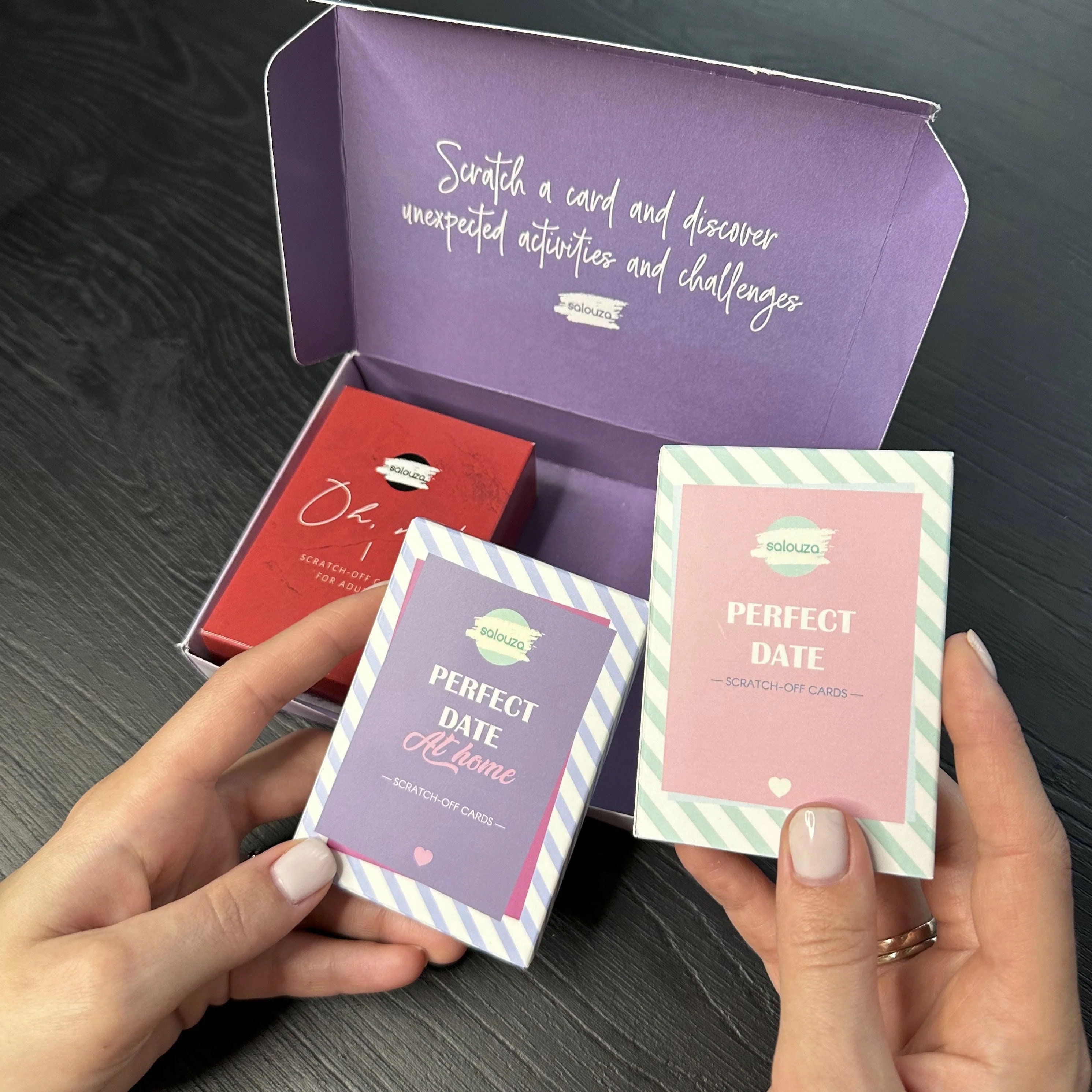 Scratch off Cards and Poster Set Box "perfect Date" - Etsy