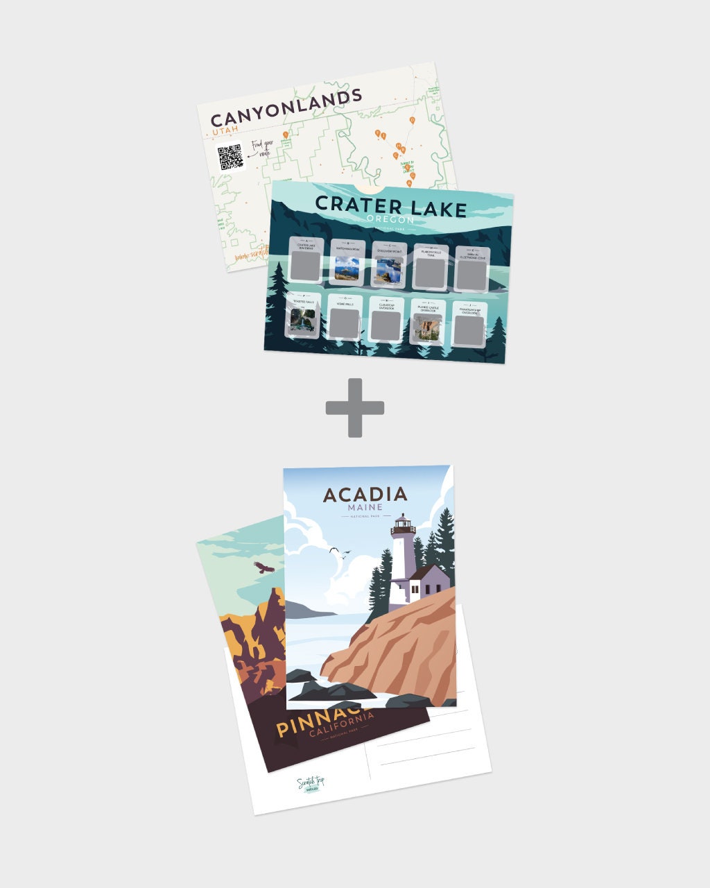 Scratch off Cards and Postcards Set "us National Parks" - Etsy