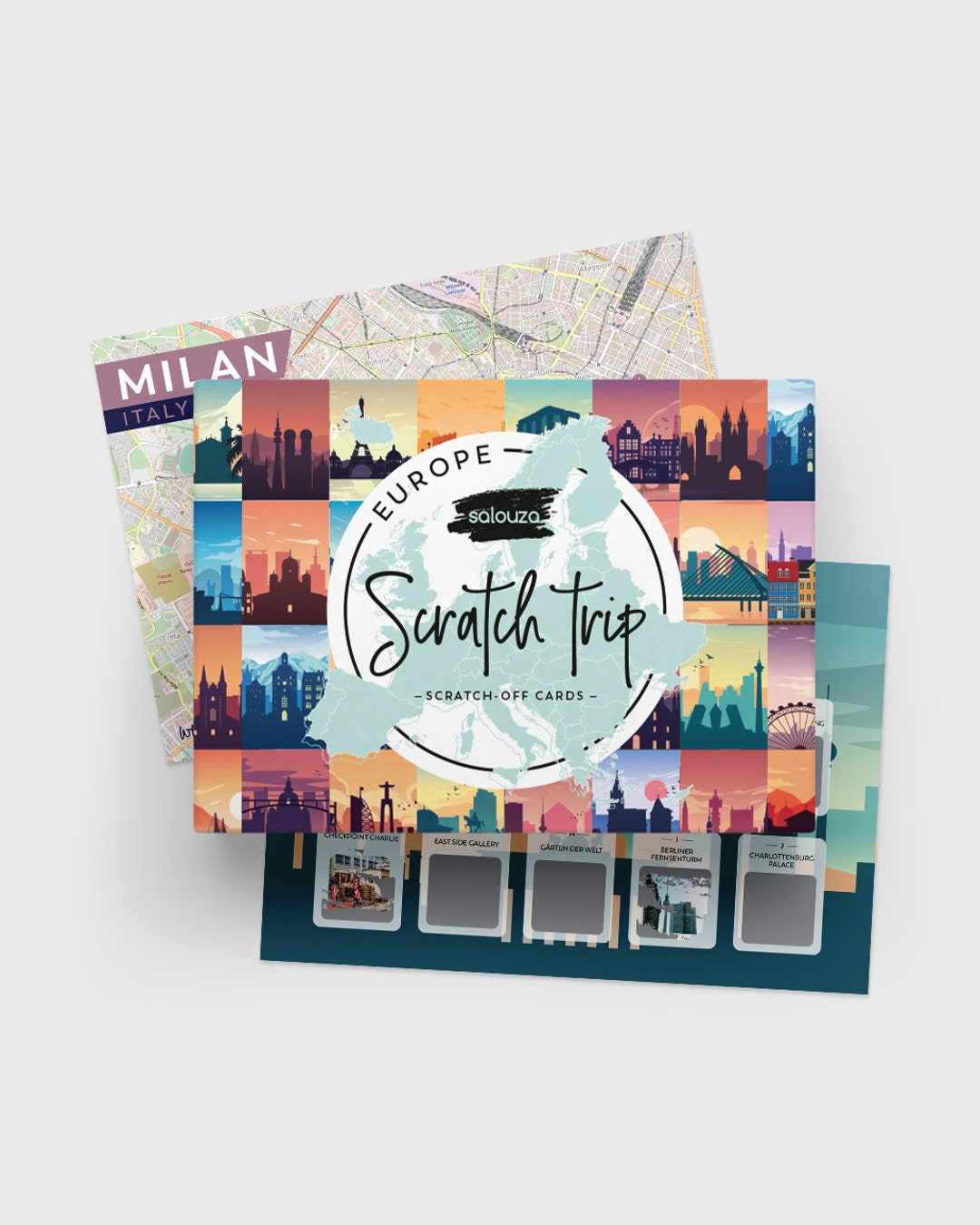Scratch off Cards - Bucket List - "cities of Europe" - Etsy