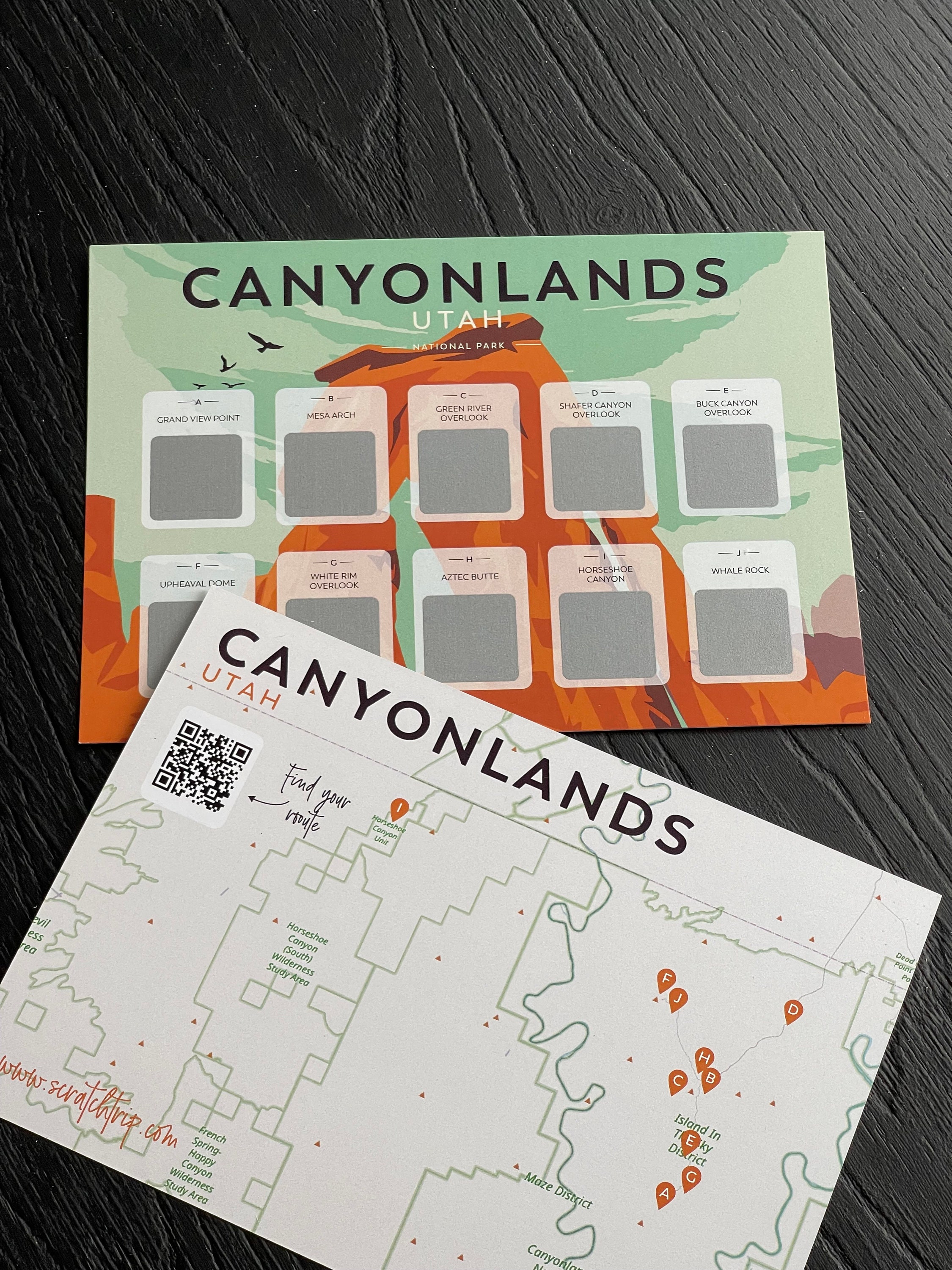 Scratch off Cards - Bucket List - "us National Parks" - Etsy