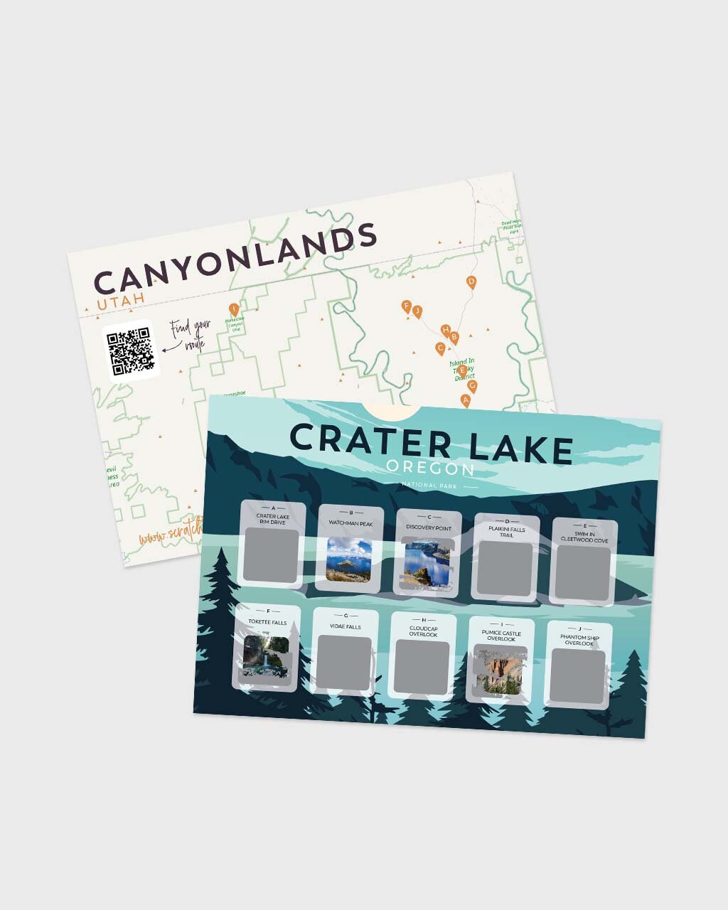 Scratch off Cards - Bucket List - "us National Parks" - Etsy
