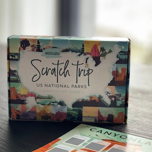 Scratch off Cards - Bucket List - "us National Parks" - Etsy