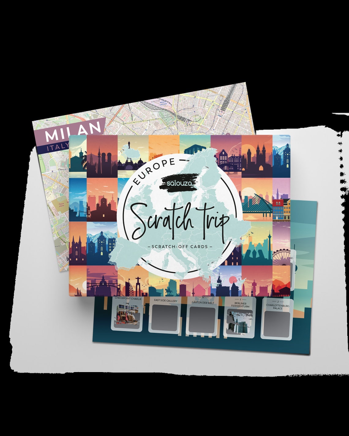 Scratch off Cards Bucket List cities of Europe - Etsy Australia