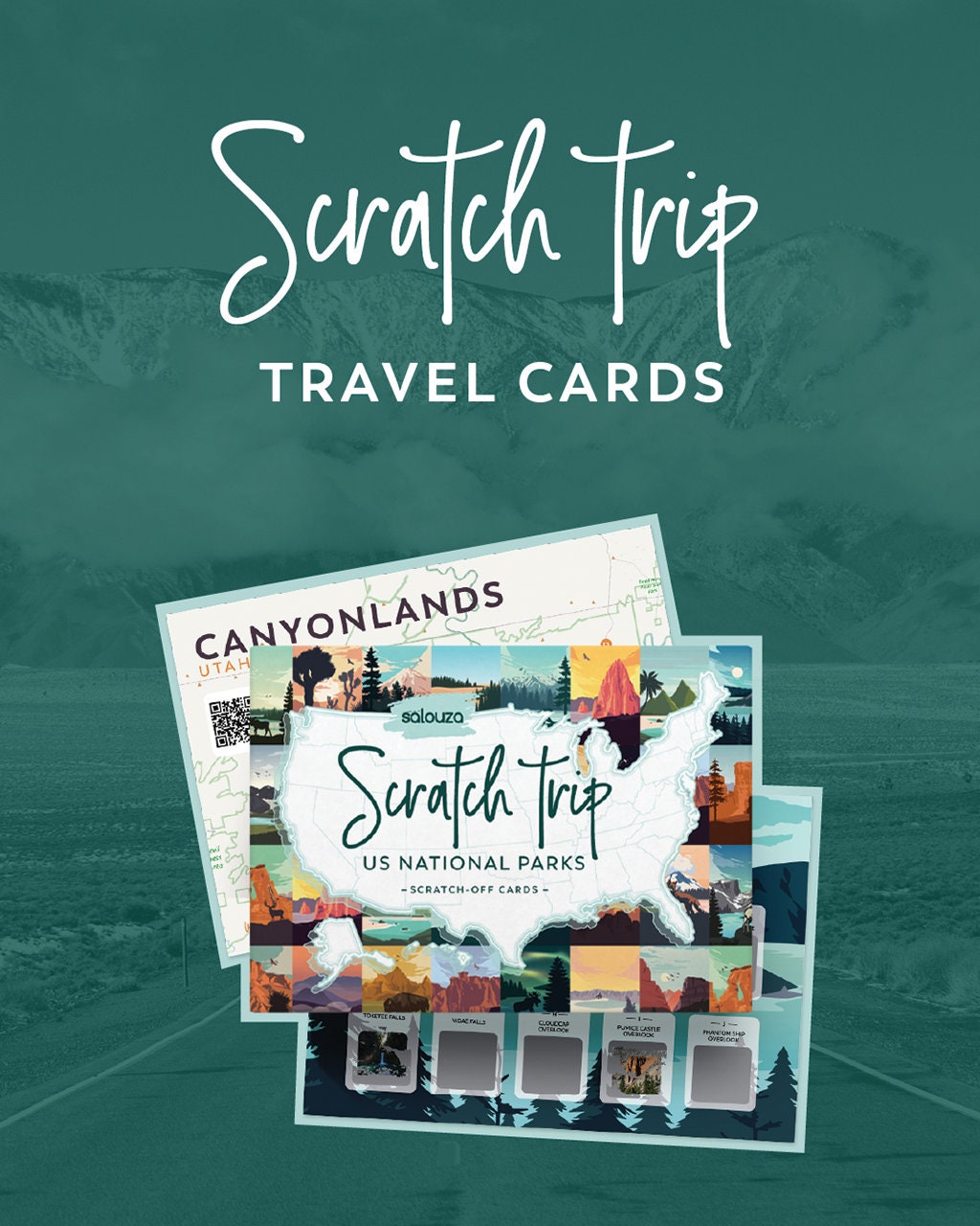 Scratch off Cards and Postcards Set "us National Parks" - Etsy