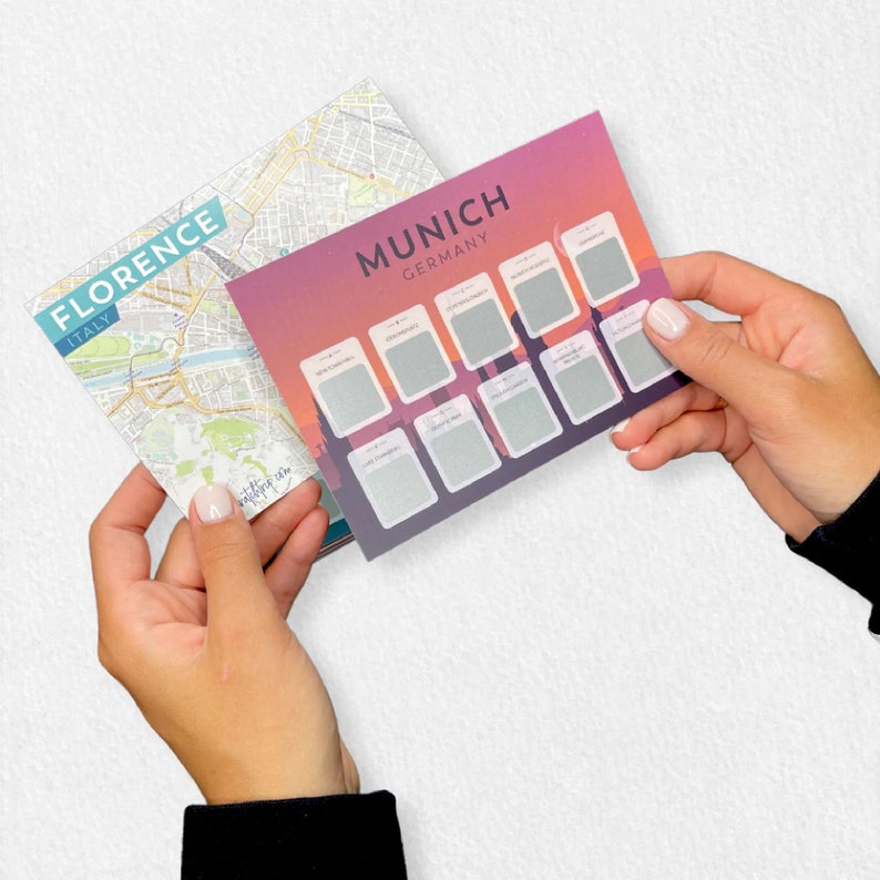 Scratch off Cards and Poster Set "scratchtrip - Europe" - Etsy UK