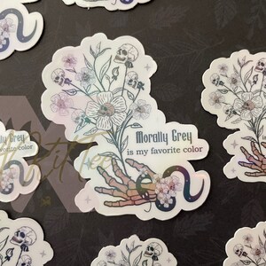 Morally Grey Sticker || Book Character Types || Bookish Kindle Stickers ...