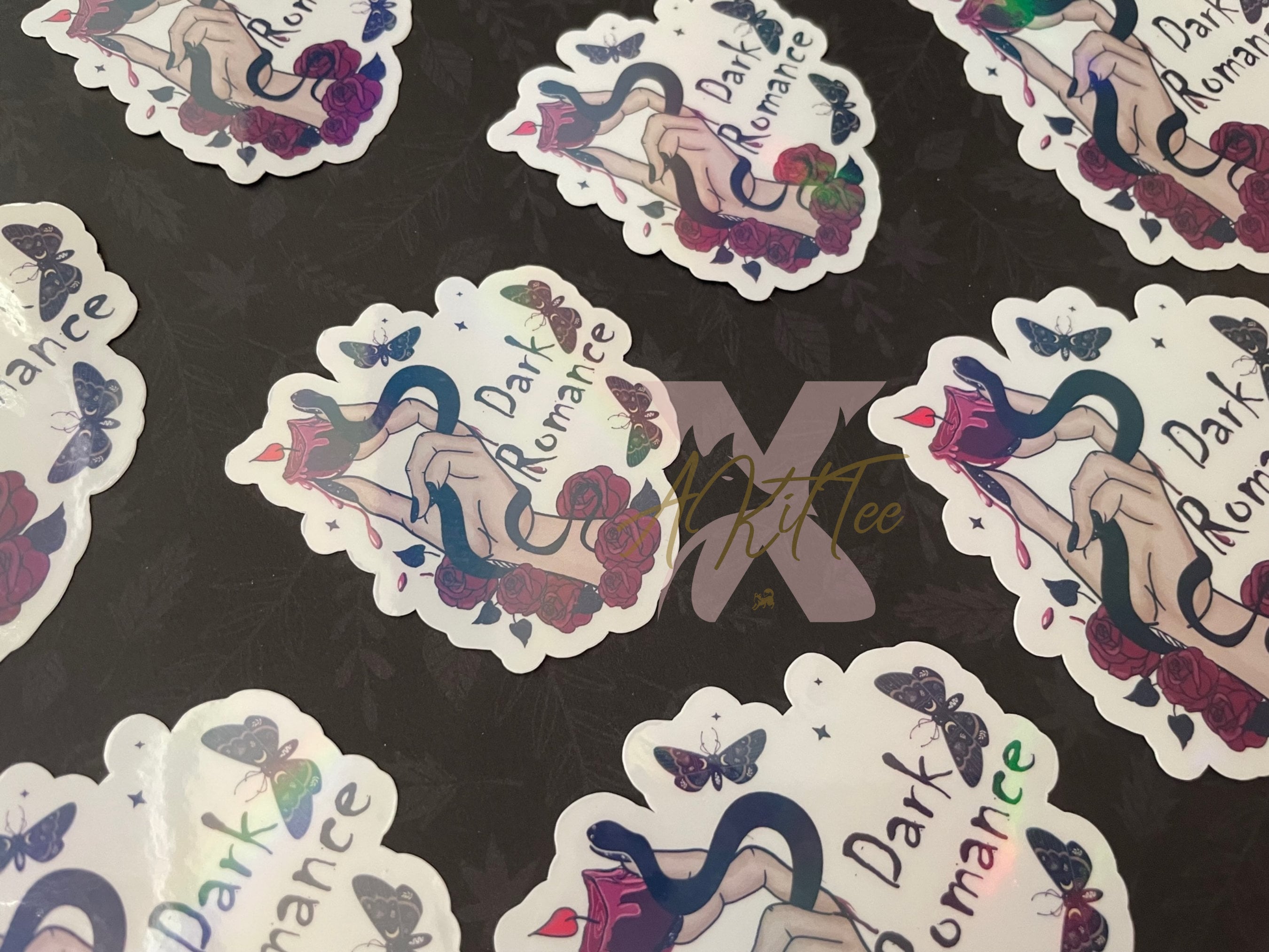 Dark Romance Stickers Book Genre Stickers Bookish Merch - Etsy