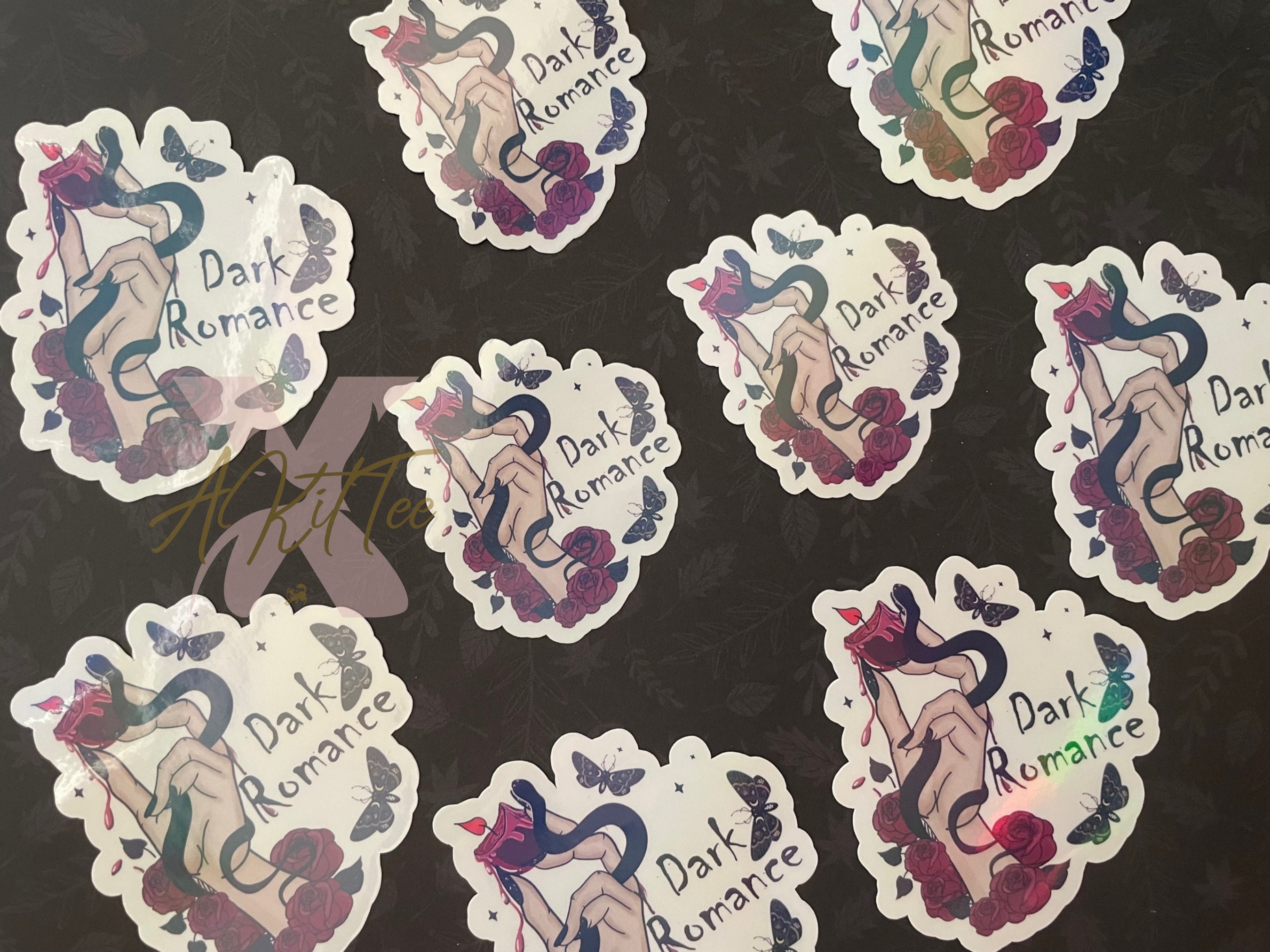 Dark Romance Stickers || Book Genre Stickers || Bookish Merch - Etsy