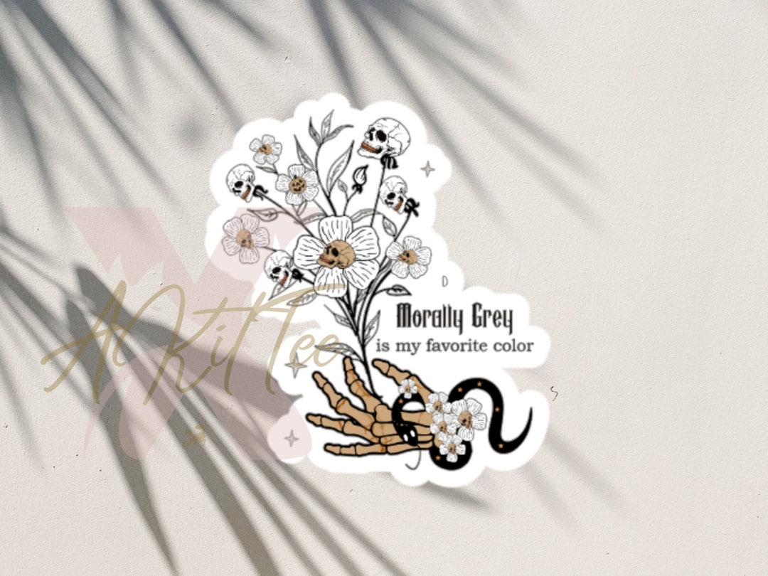 Morally Grey Sticker || Book Character Types || Bookish Kindle Stickers ...