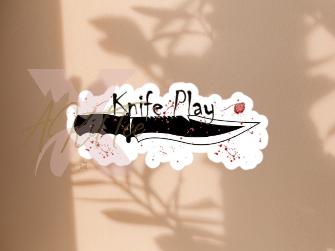 Knife Play Stickers Bookish Dark Romance Trigger Stickers - Etsy