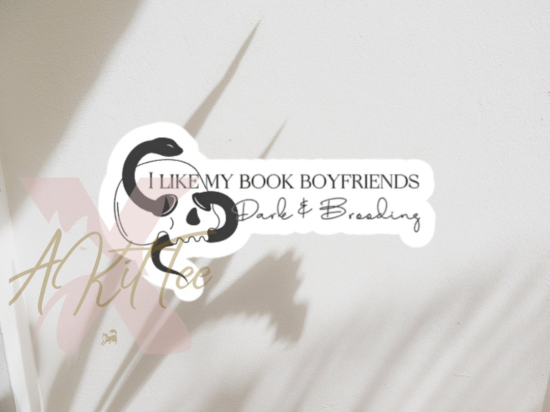 Dark & Brooding Stickers || Book Boyfriend Sticker || Bookish Tropes - Etsy